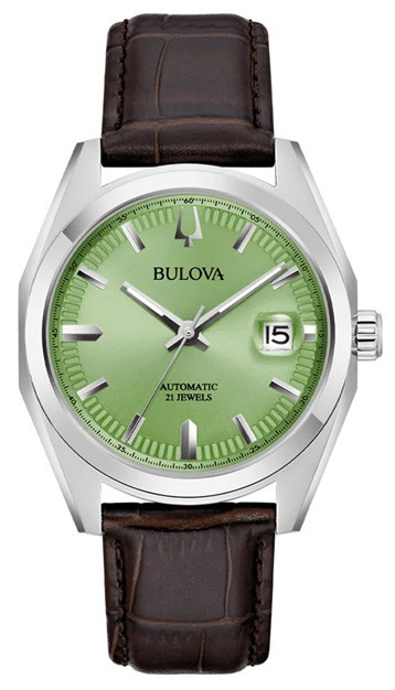 BULOVA 寶路華 Surveyor 39mm綠色錶盤不鏽鋼機械男士手錶 96B427 價錢、規格及用家意見 - 香港格價網 Price ...