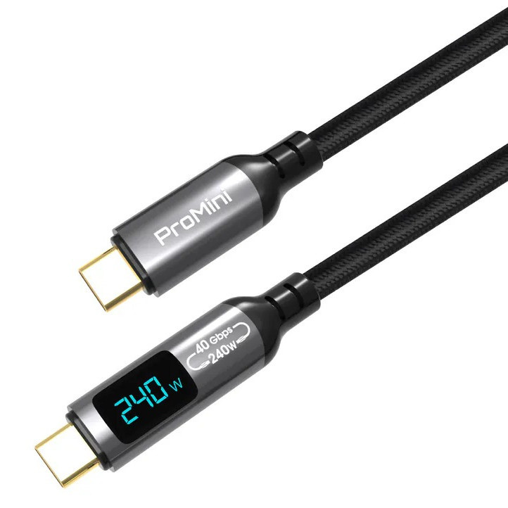 Magic-Pro ProMini 240W 4.0 LED 超高速數據傳輸 LED Type-C顯示線 (30cm) 價錢、規格及用家意見 ...