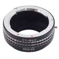 Roolad Lens Mount Adapter - Contax / Yashica (CY) SLR Lens To Micro Four Thirds (MFT /M43) Mount ...