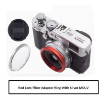 Roolad Red Lens Filter Adapter Ring With MCUV For Fujifilm Fuji FinePix ...