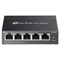 TP-Link Omanda 5-Port Gigabit Unmanaged Desktop Switch with 4-Port PoE+ ...