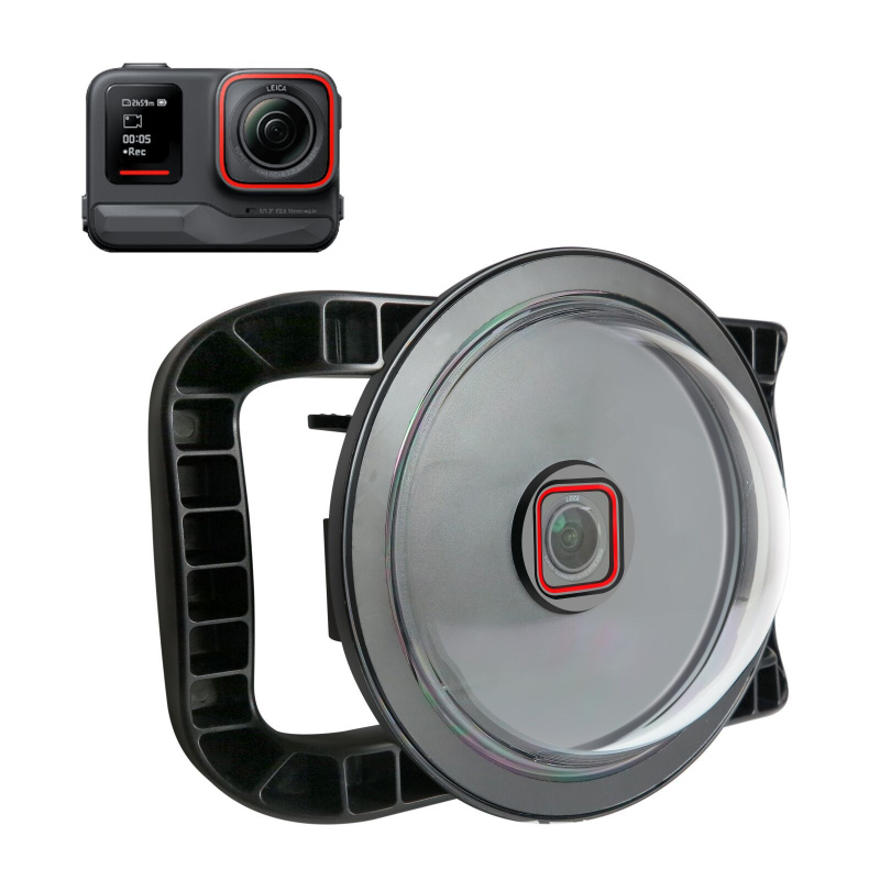 SHOOT 30m Dual Handle Dome Port Waterproof Case Camera Protective Case ...