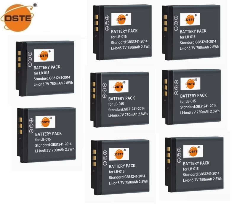 DSTE 8 Pcs Kodak LB-015 Lithium-Ion Battery Pack For Kodak PIXPRO WPZ2 ...