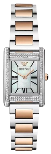 Emporio Armani 32mm珍珠貝母錶盤玫瑰金銀雙色不鏽鋼石英女士手錶 AR11626 價錢、規格及用家意見 - 香港格價網 ...