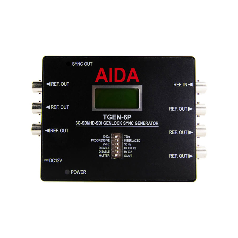 AIDA 3G-SDI/HD-SDI Tri-Level Genlock Sync Generator 同步產生器 TGEN-6P 價錢、規格 ...