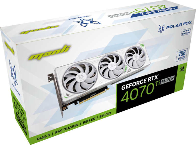 Manli GeForce RTX 4070 Ti Super Polar Fox (M3596+N693) 16GB GDDR6X 價錢 ...