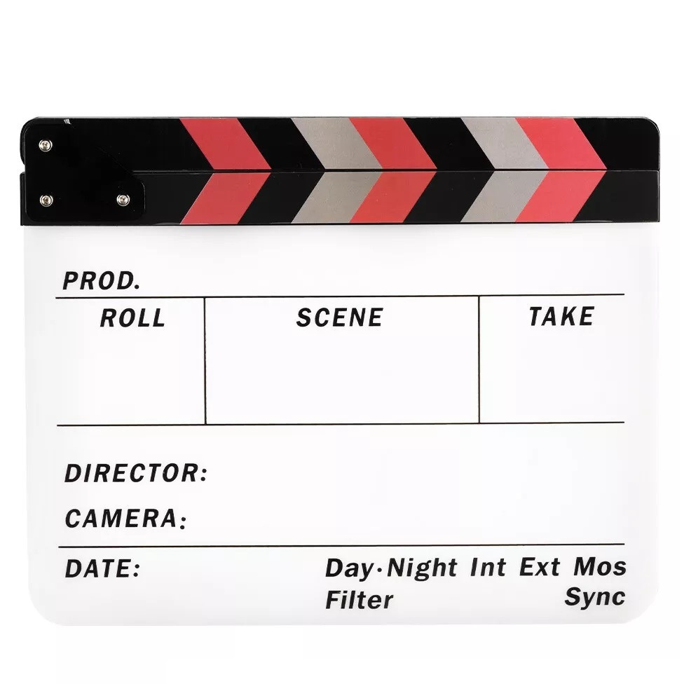 Selens Director Movie Video Clapboard Film Color Clap Clapper Board 導演板 ...