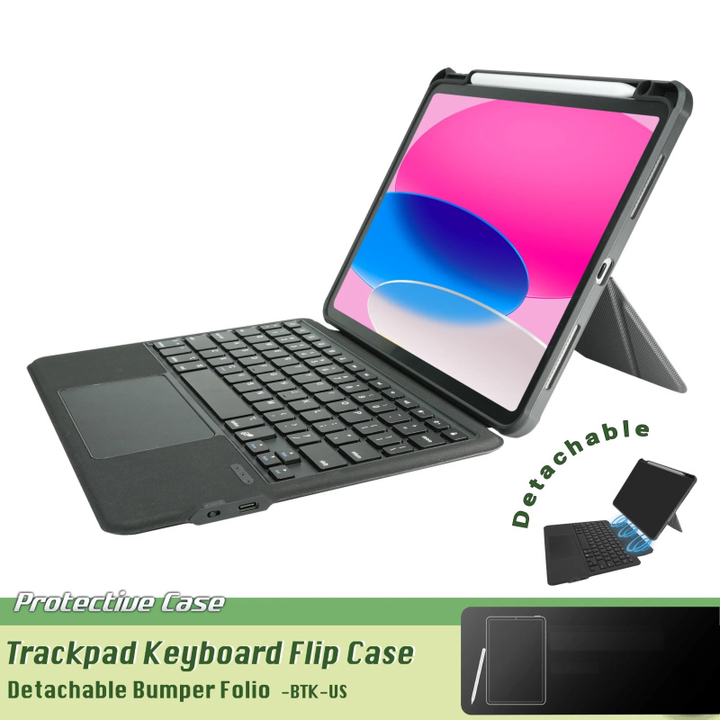 Capdase Detachable Bumper Folio BTK-US Trackpad Keyboard Flip Case for ...