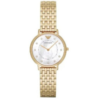 Emporio Armani 32mm 珍珠母貝錶盤黃金不鏽鋼女士石英手錶 AR11007 價錢、規格及用家意見 - 香港格價網 Price ...