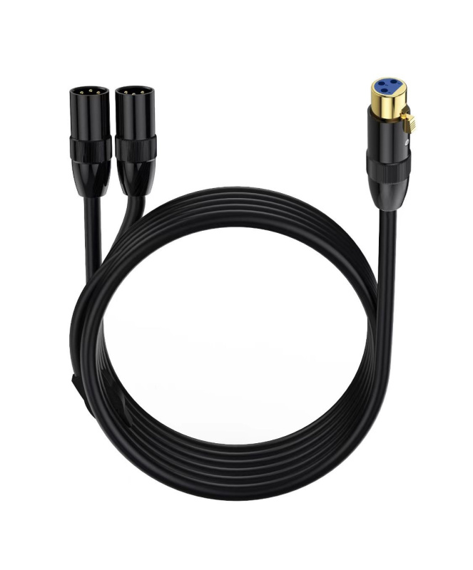 CT XLR(F) to XLR(M) Splitter Cable 音源分插線 (1.8m) 價錢、規格及用家意見 - 香港格價網 ...