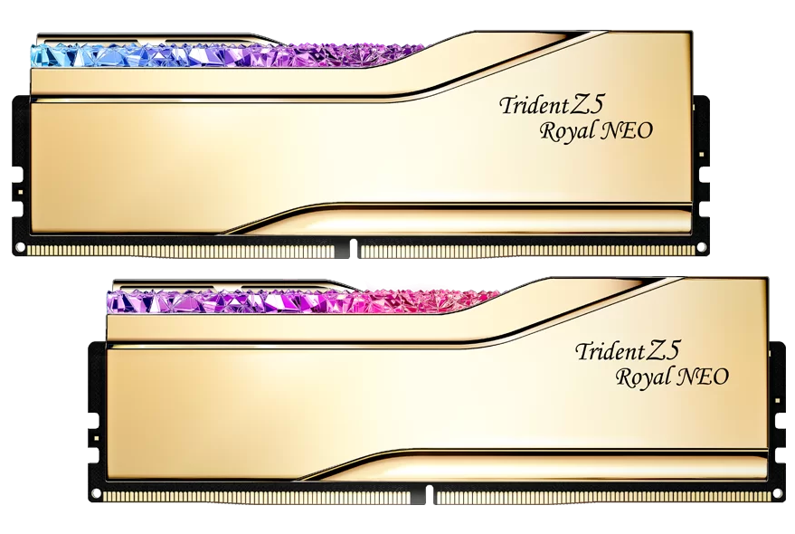 G.Skill Trident Z5 Royal Neo EXPO RGB Gold DDR5 8000 32GB Kit (2x16GB ...