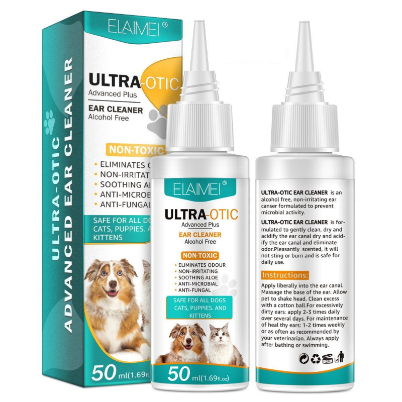 Elaimei Ultra-Otic Ear Cleaner 寵物潔耳液 50ml 價錢、規格及用家意見 - 香港格價網 Price.com.hk
