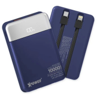 XPower 3輸出雙內置線 Type-C PD/Lightning PD+SCP 充電器 10000mAh B10H (深藍特彆版) 價錢 ...
