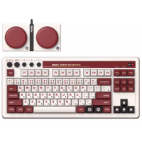 8BitDo 八位堂 Retro Mechanical Keyboard + Super Button 復古機械鍵盤+超級按鍵 (87鍵 ...