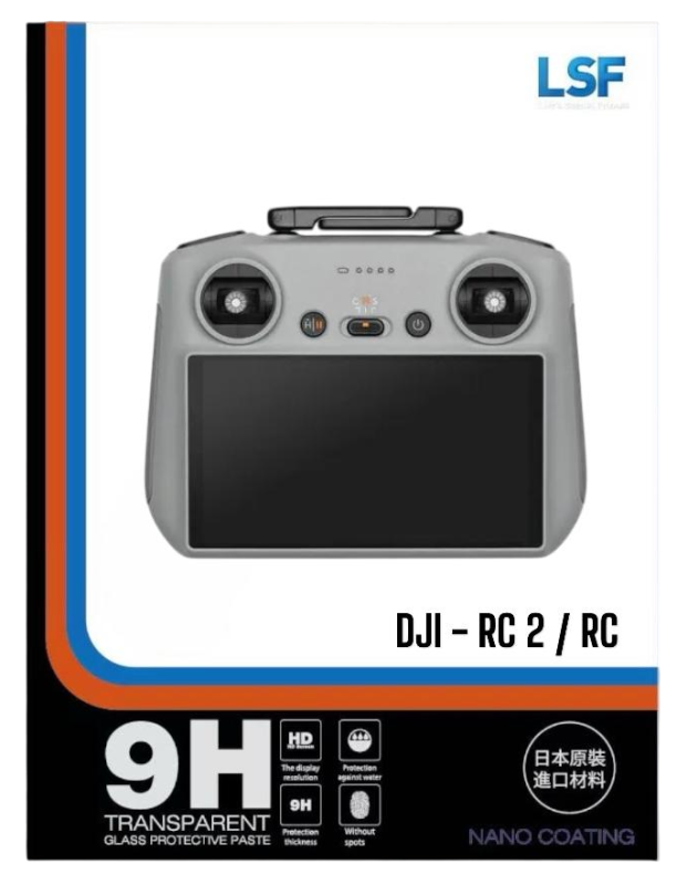 LSF DJI RC 2 Glass Protector 9H Tempered Glass Screen Protector 玻璃保護貼 ...