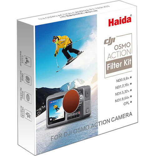 Haida NanoPro ND & CPL Kit for DJI Osmo Action Camera (ND0.9 / 1.2 / 1 ...