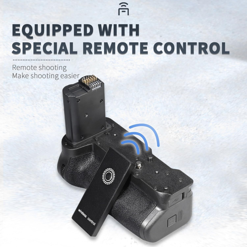 DSTE MB-N12 Battery Grip With Remote Control, 6 Pcs EN-EL15C-H / EN ...