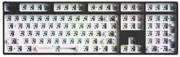 Noppoo Three Mode 108 Keys RGB Mechanical Keyboard 三模機械鍵盤套件 (淨底盤) F108 ...