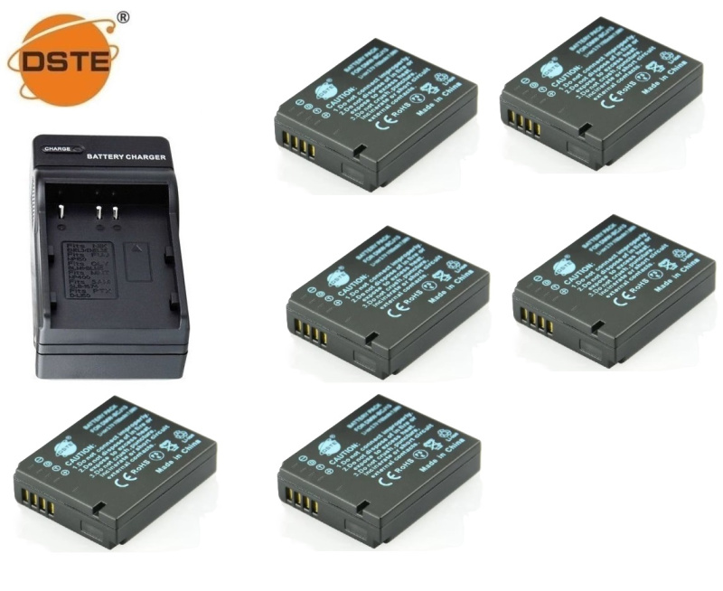 DSTE 6 PCS Leica BP-DC10-U / BP-DC10 / BP-DC10E / Panasonic DMW-BCJ13 / DMW-BCJ13E Lithium-Ion ...
