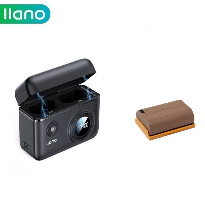 LLANO 綠巨能 LP-E6NH USB-C Rechargeable Lithium-Ion Battery Pack With Fast ...