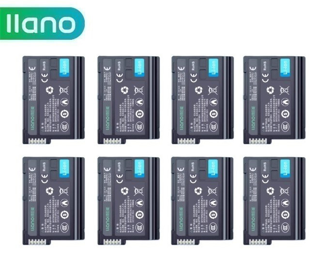 LLANO 綠巨能 8 Pcs Nikon EN-EL15 / EN-EL15a / EN-EL15b / EN-EL15c Info ...