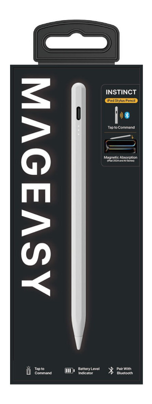 MAGEASY Instinct Type-C 端口 磁吸藍牙 iPad 觸控筆 (連筆附1粒通用款筆尖) 價錢、規格及用家意見 - 香港格價網 Price.com.hk