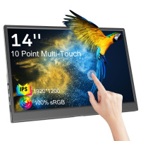 SmarterWare 14吋 Full HD IPS Portable Touchscreen Monitor 便攜式觸控顯示器 S14T ...