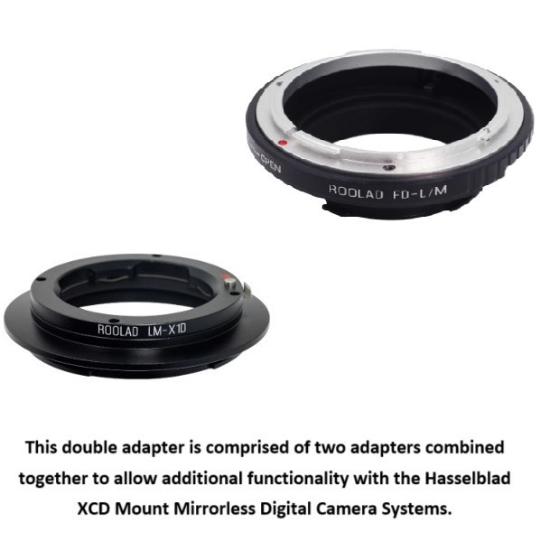Roolad Lens Mount Double Adapter, Compatible with Canon FD & FL 35mm ...