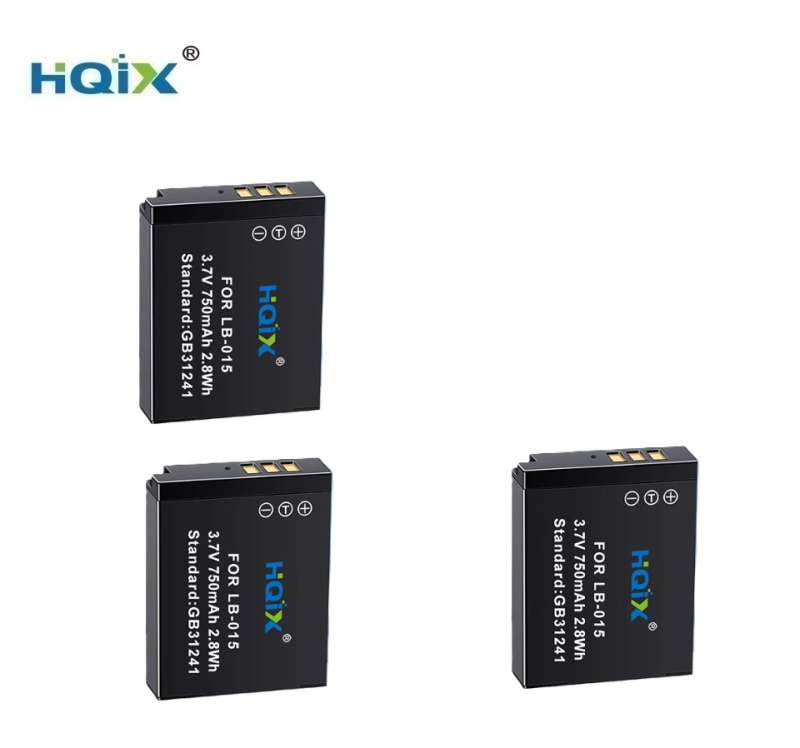 HQIX 3 PCS Kodak LB-015 Lithium-Ion Battery Pack 代用鋰電池 (3.7V, 750mAh ...