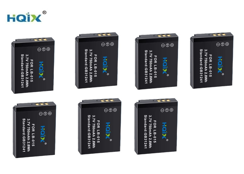 HQIX 7 PCS Kodak LB-015 Lithium-Ion Battery Pack 代用鋰電池 (3.7V, 750mAh ...