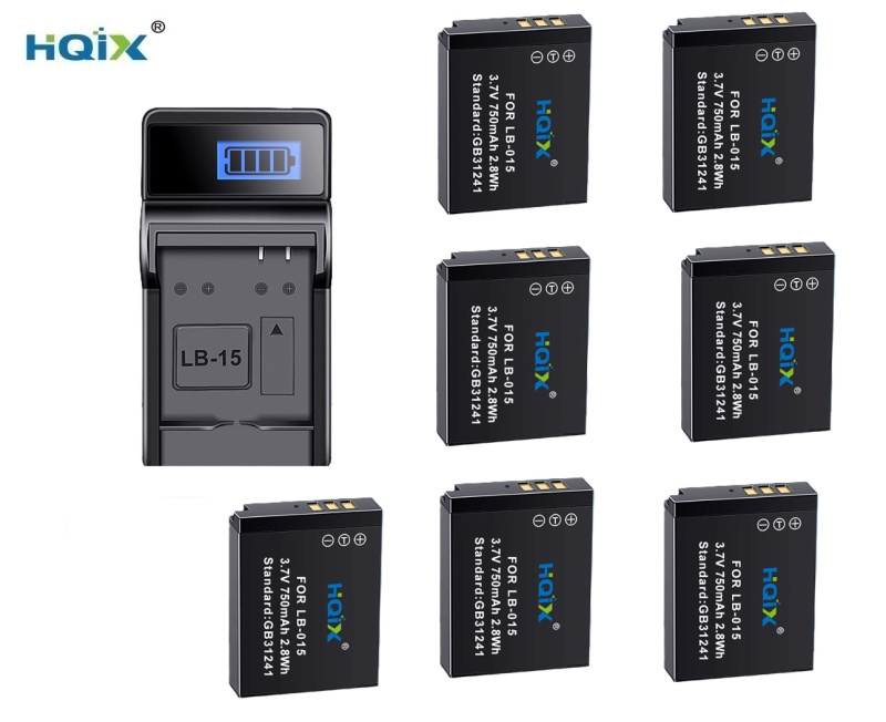 HQIX 7 PCS Kodak LB-015 Lithium-Ion Batteries With LCD Diaplay USB ...