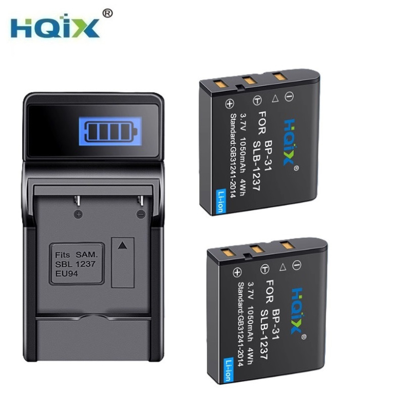 HQIX 2 Pcs Sigma BP-31 / Samsung SLB-1237 / Epson EU-94 Lithium-Ion ...