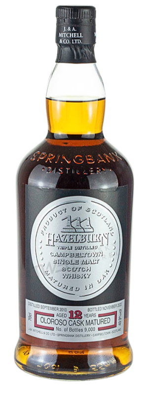 Hazelburn 12 Years 2022 Oloroso Cask Campbeltown Single Malt Whisky ...