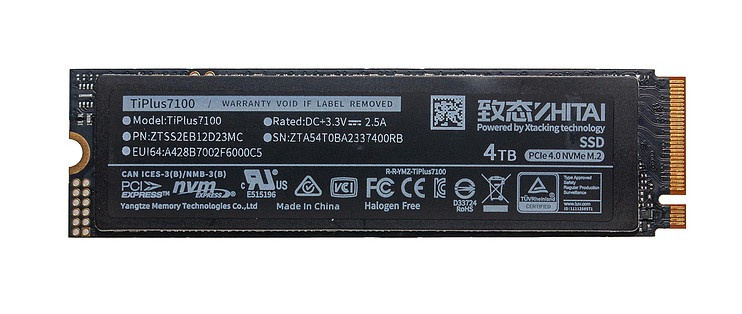 ZhiTai TiPlus 7100 PCIe 4.0 NVMe M.2 SSD 4TB 價錢、規格及用家意見 - 香港格價網 Price ...