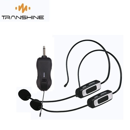 Transhine 6.3mm UHF Wireless Daul Headset Mic 無線變頻雙掛頸電容麥克風 T28W-2 價錢、規格 ...