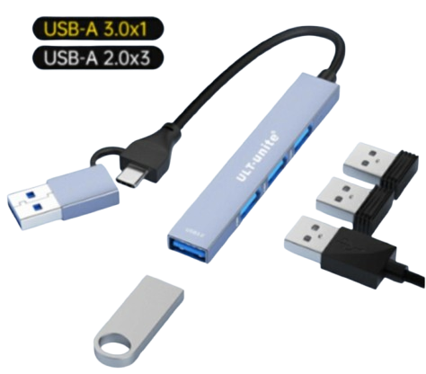 ULT-unite 4-Port USB Hub, Type C Hub, Type-C Hub USB集線器 分線器 4041-0234 ...