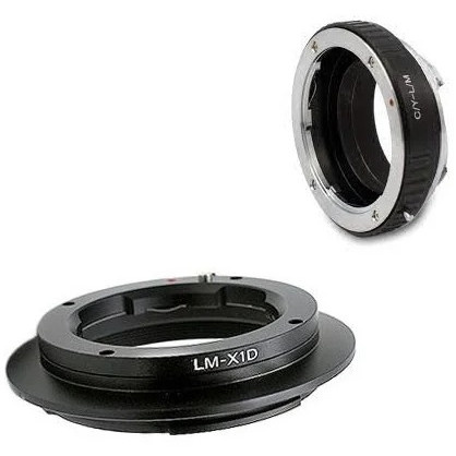 FOCUS Lens Mount Double Adapter, Contax / Yashica Body (C/Y, CY) Mount SLR Lens and Leica M ...