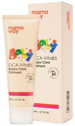 MamaWay CICA-VitaB5 Nappy Care Ointment 有機嬰兒B5修護屁屁霜 80ml 價錢、規格及用家意見 - 香港格價網 Price.com.hk