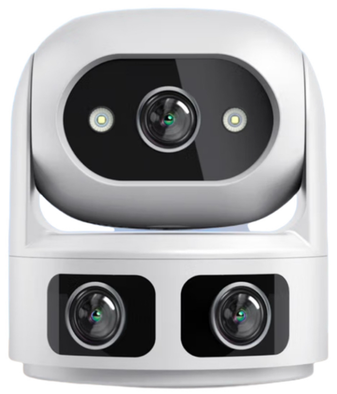 SmarterWare Tri-Lens WiFi IP Camera with UPS Battery Box 3鏡頭 無線網絡攝影機 ...