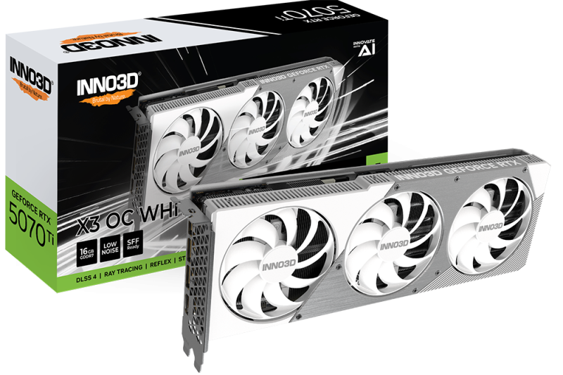 Inno3D GeForce RTX 5070 Ti X3 White OC 16GB GDDR7 價錢、規格及用家意見 - 香港格價網 ...