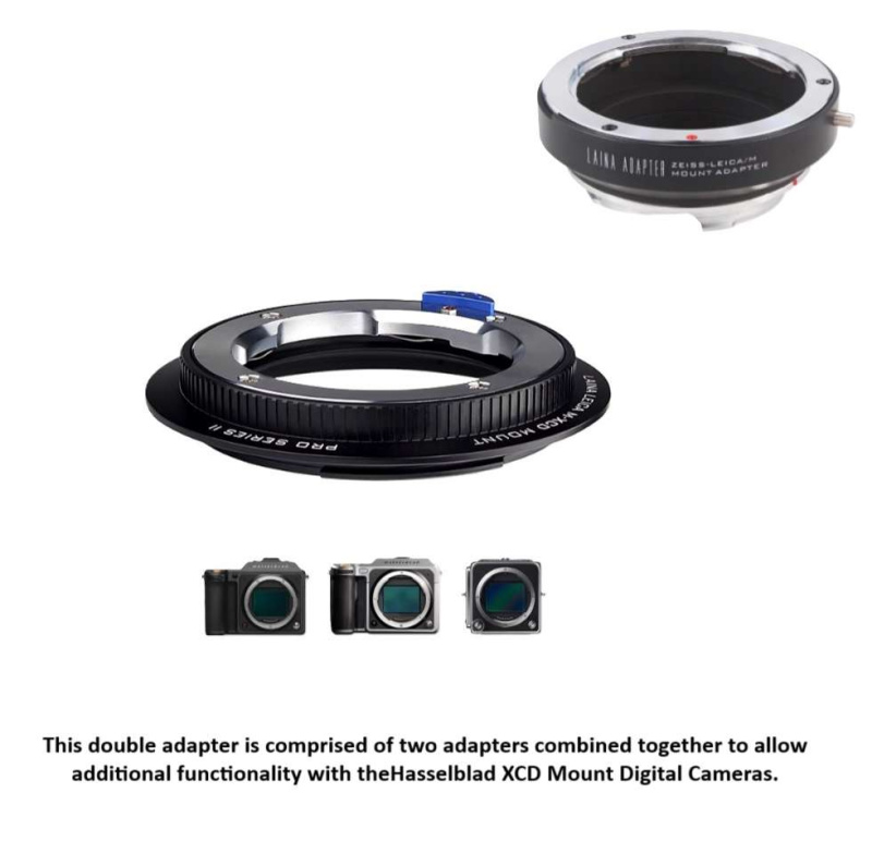 LAINA Lens Mount Double Adapter, Contax / Yashica (CY) SLR Lens And Leica M Rangefinder Lens To ...
