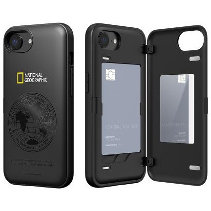 National Geographic Card Door Bumper - iPhone 16e Case 國家地理插卡防撞手機殼 價錢 ...