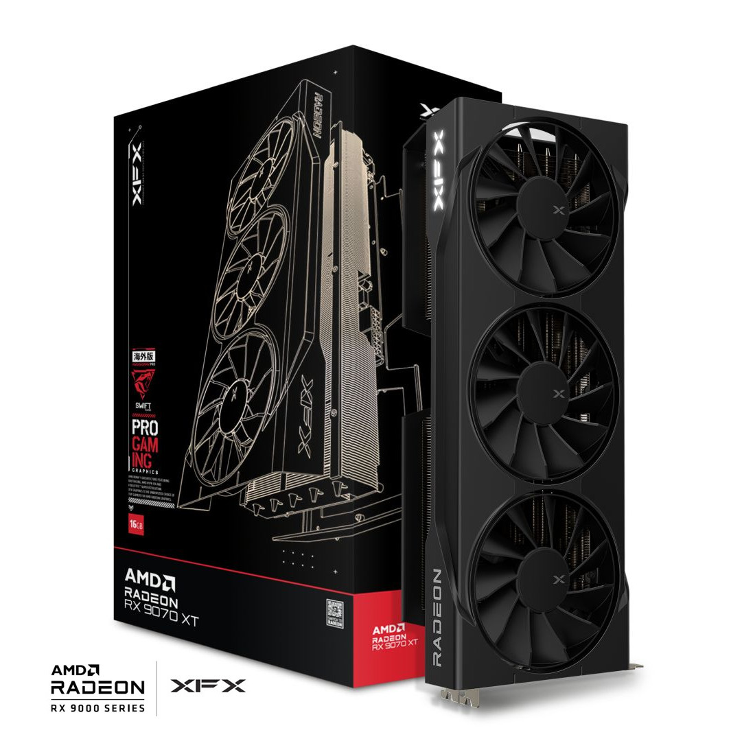 XFX Swift AMD Radeon RX 9070XT Triple Fan Gaming Edition 16GB GDDR6 價錢 ...