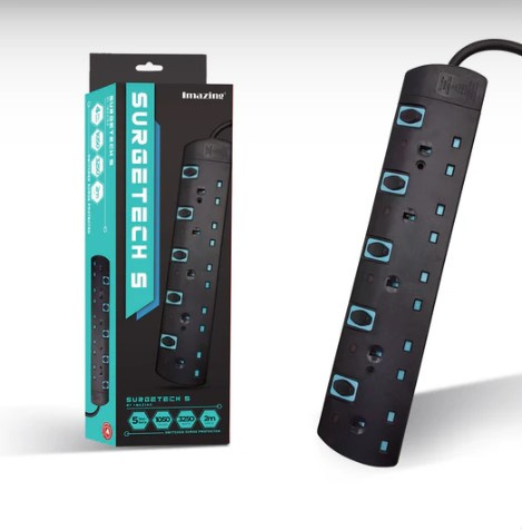 Imazing Surgetech 5 插座獨立掣開關防雷拖板 (2m) IM5SK 價錢、規格及用家意見 - 香港格價網 Price.com.hk