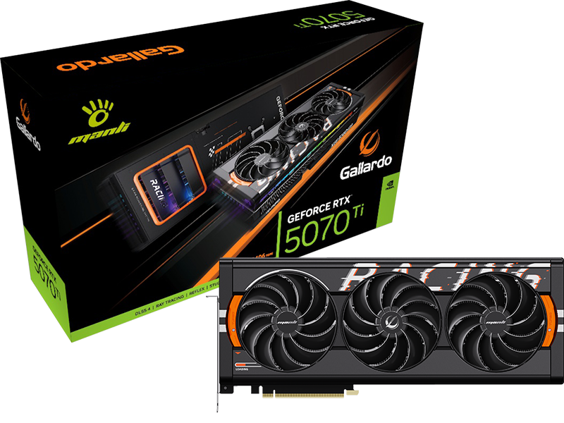 Manli Gallardo GeForce RTX 5070 Ti OC 16GB GDDR7 價錢、規格及用家意見 - 香港格價網 ...