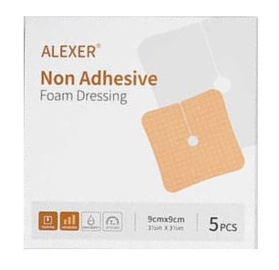 Alexer Non Adhesive Foam Dressing 非粘性型泡沫敷料(氣管切口剪材) (5片) 價錢、規格及用家意見 - 香港 ...