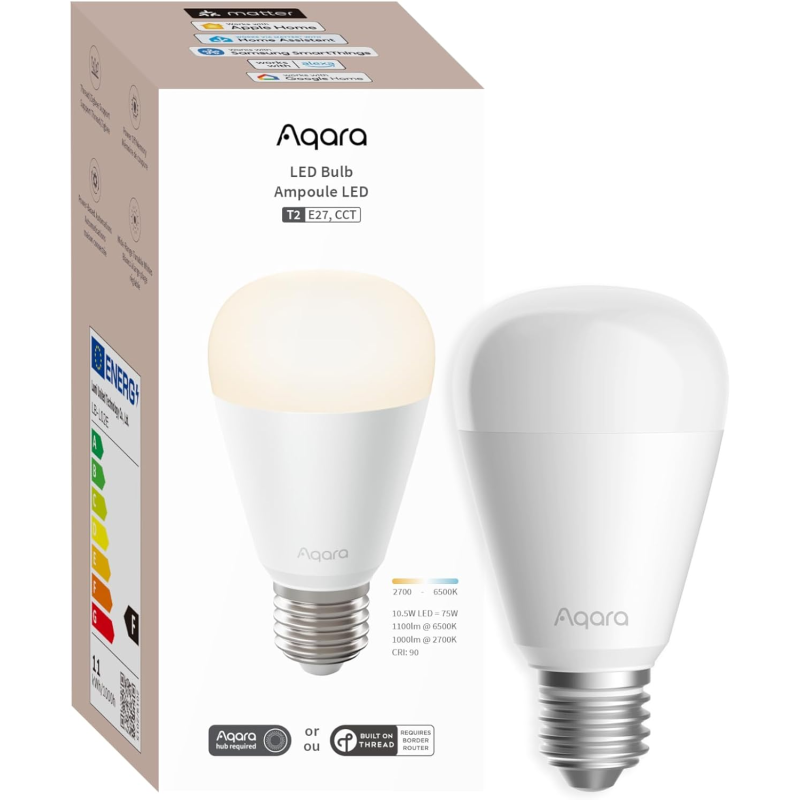 Aqara LED Bulb T2 智能燈泡 E27-CCT 價錢、規格及用家意見 - 香港格價網 Price.com.hk