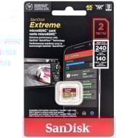 SanDisk Extreme A2 V30 U3 UHS-I microSDXC 記憶卡 2TB [R:240 W:140] (SDSQXAV-2T00-GN6MN) 價錢、規格及用家意見 ...