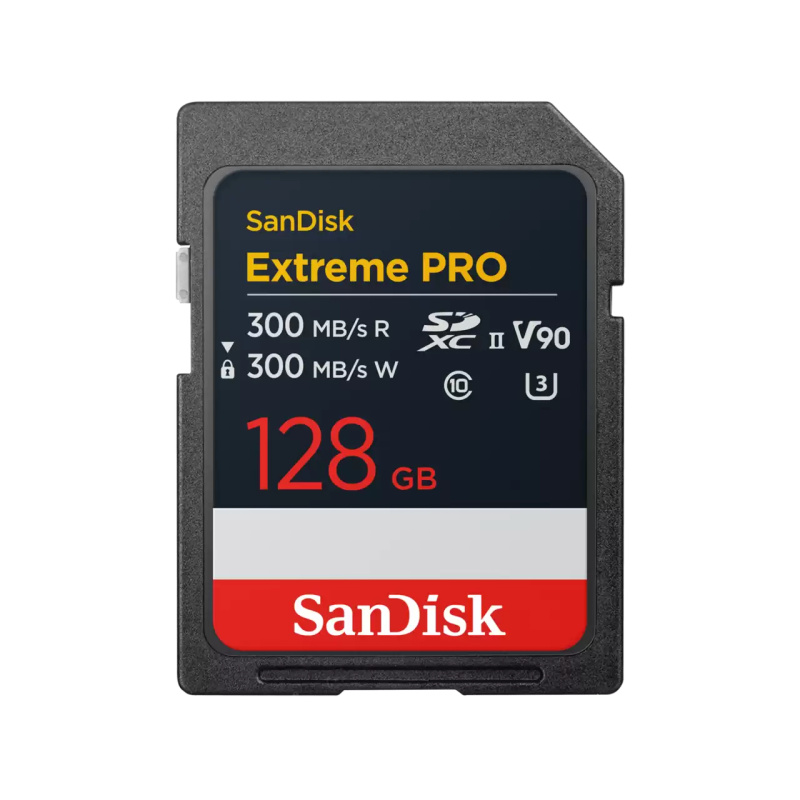 SanDisk Extreme PRO V90 U3 C10 UHS-II SDXC 記憶卡 128GB [R:300 W:300 ...