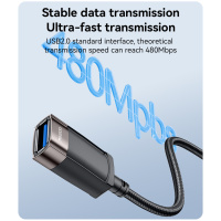 Yesido High-speed Transmission USB 2.0 Extension Cable 高速傳輸延長線 (1.5m ...